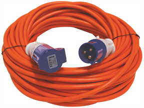 16 Amp Caravan Camping Mains Lead - 25 Metre (2.5mm Core)