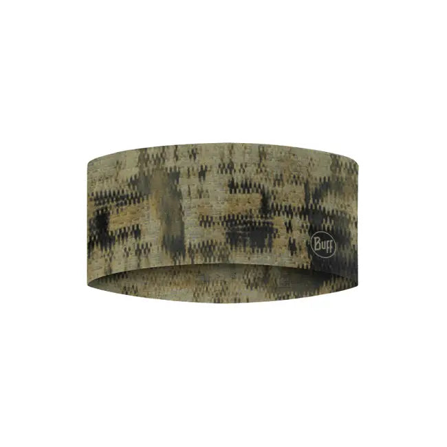 Buff Coolnet UV Wide Headband - Resca Tundra Khaki | Towsure Outdoor