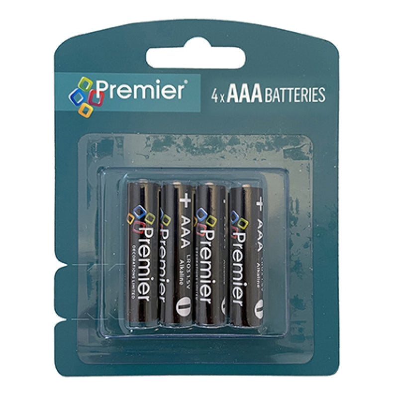 Premier AAA Alkaline Batteries - 4Pk - Towsure