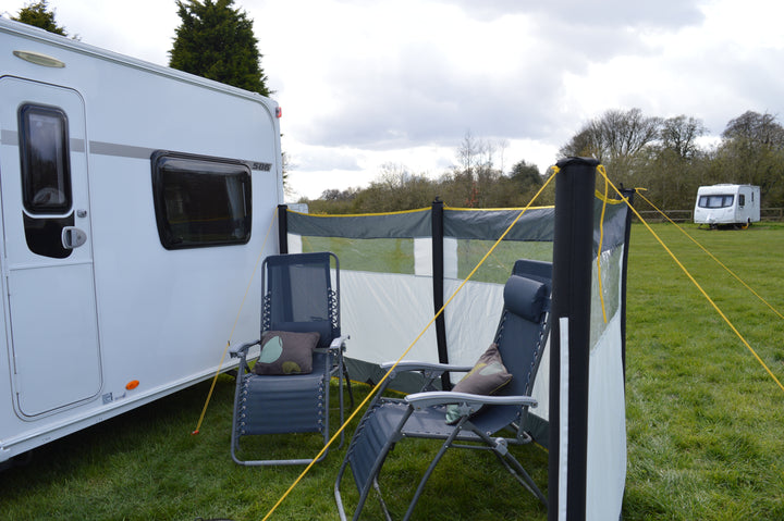 Maypole 3 Panel Air Windbreak - Multi Point Inflation - Towsure