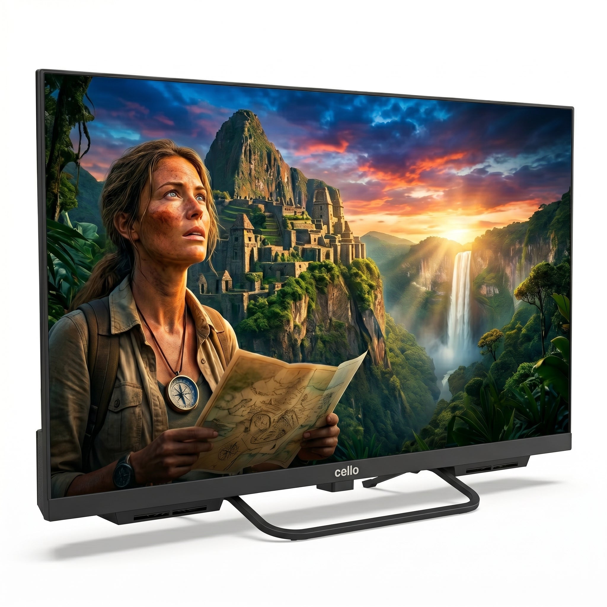 Cello Voyager 22" 12V Caravan/Motorhome Smart TV with 5G Wi-Fi Router