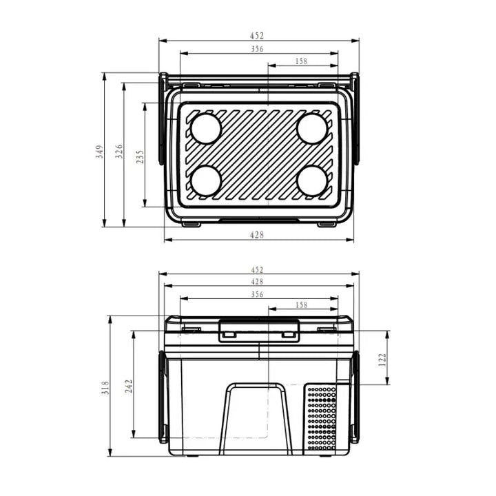 myCOOLMAN 15L Portable Electric Cooler Box | 12/24V & 240V | Bluetooth