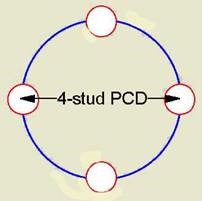 Trailer Wheel and Tyre - 145x10 - 4 inch Pcd - Towsure