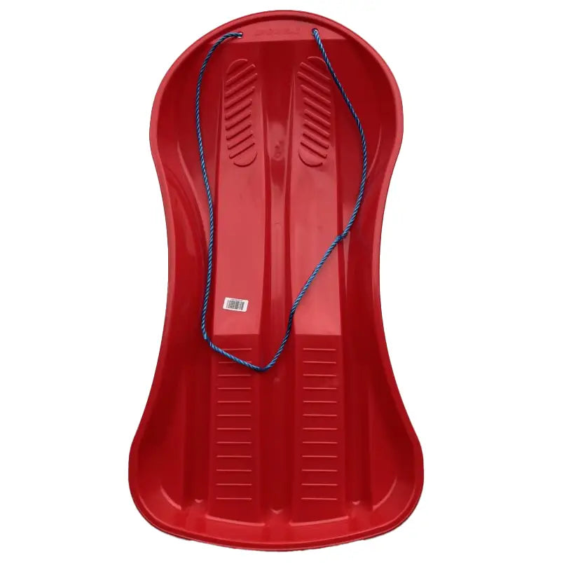 Plastic Sledge with Rope - Red