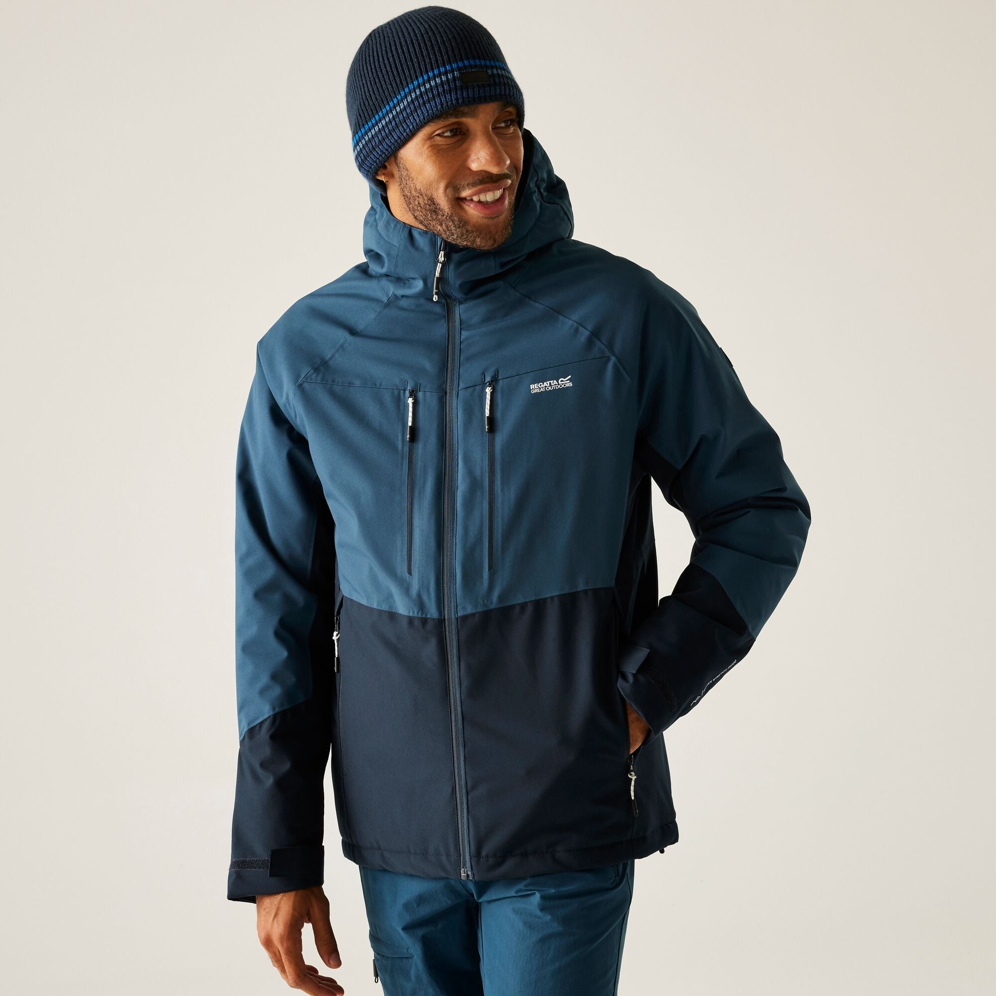 Regatta Highton Stretch Men's Padded Jacket - Moonlight Denim - Towsure