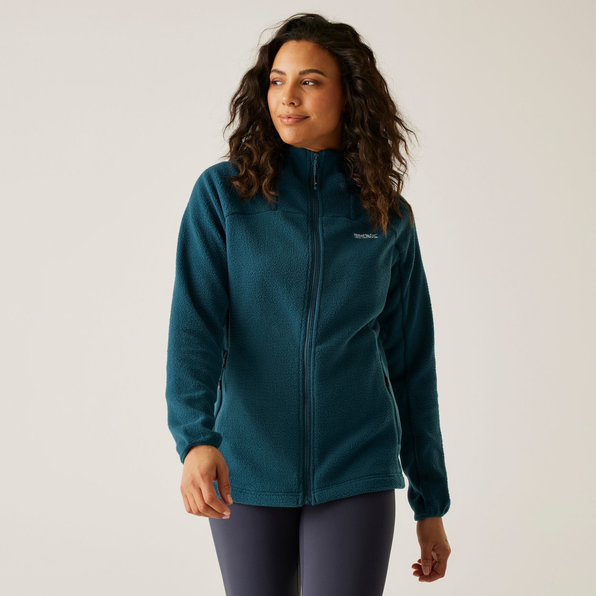 Regatta Elinn Women's Fleece Hoodie - Moroccan Blue - Towsure
