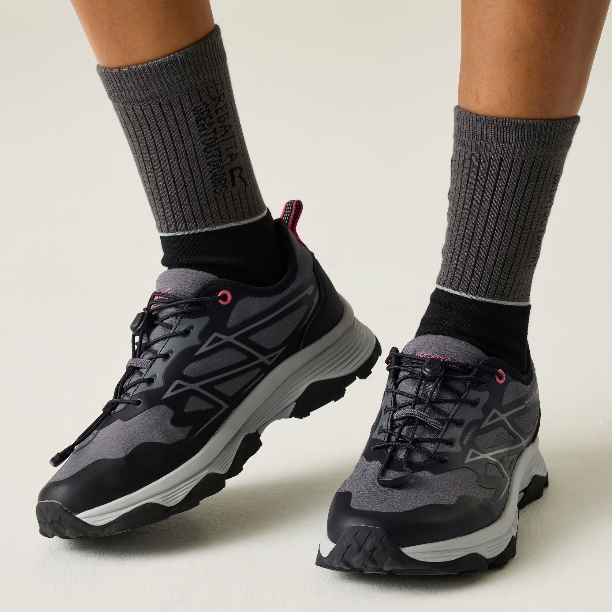 Regatta Blaze Low Women's Walking Shoes - Seal Grey - Towsure