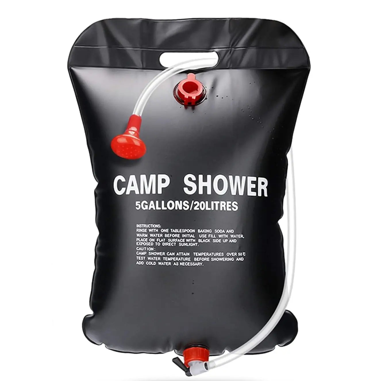 Redwood Leisure Solar Camping Shower 20L | Outdoor Shower | Towsure