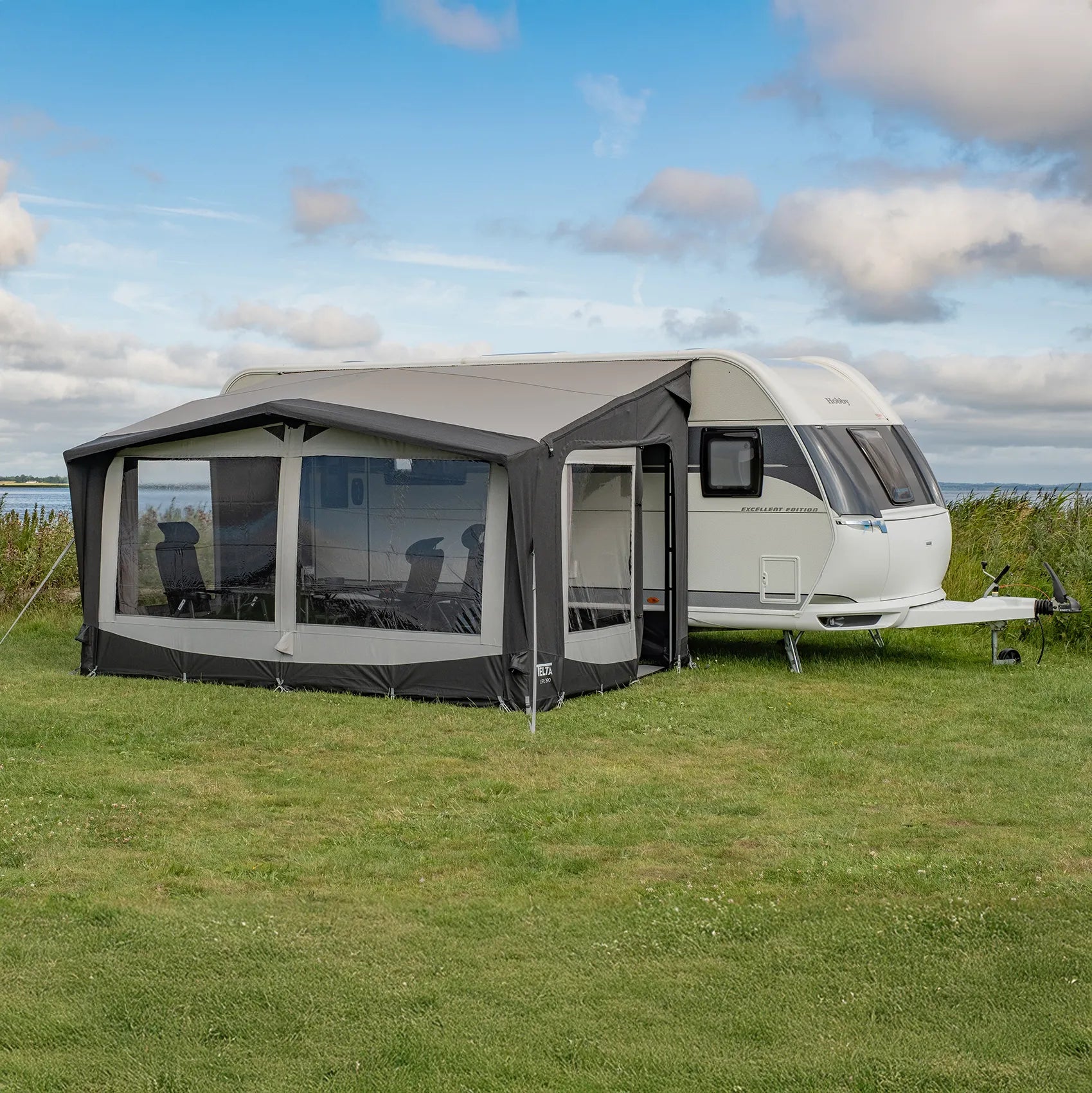 Telta Estate Air 390 Inflatable Awning | Seasonal Pitch | Towsure UK