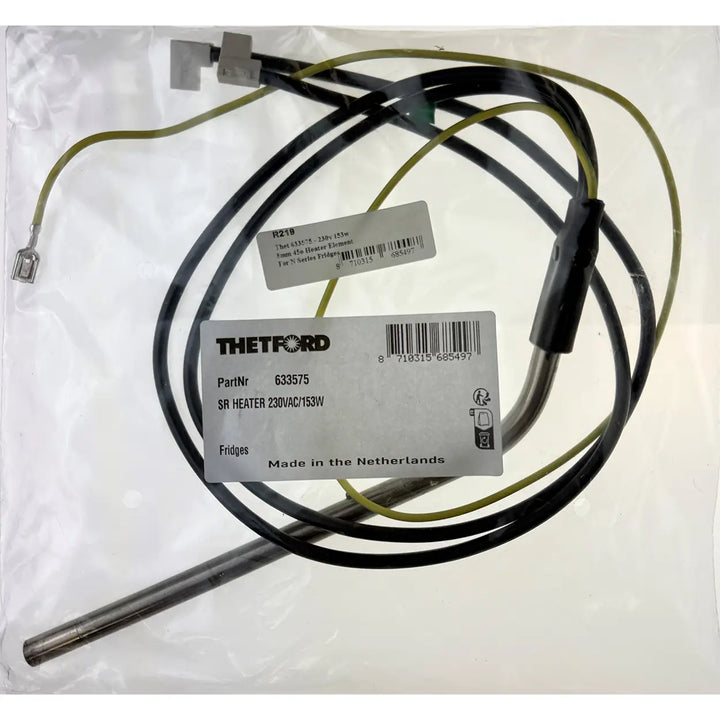 Thetford 633575 - Heater Element For N Series Fridges 230v 153w 8mm 45o ...