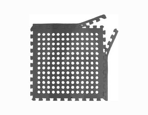 Easy Lock Floor Tiles- Pack of 4 Black - Towsure