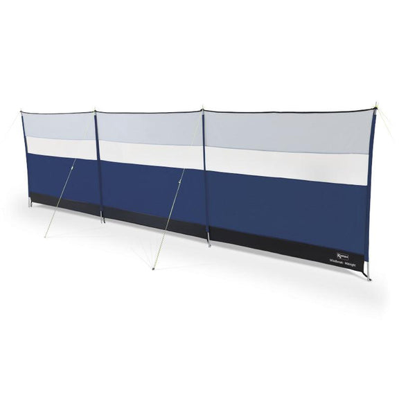 Kampa 5 Metre 4-Pole Windbreak - Midnight Blue