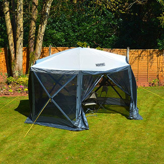 Maypole Pop Up Screen House, Instant Gazebo Tent - 6 Sided