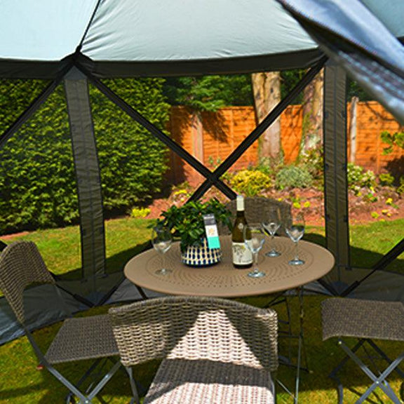 Maypole Pop Up Screen House, Instant Gazebo Tent - 6 Sided
