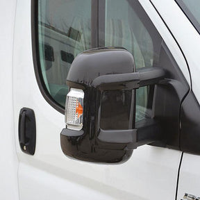 Milenco Short Arm Mirror Protectors - Black - Towsure