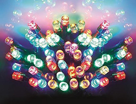 Premier Decorations 24 Multi-Action Multi-Coloured Battery Operated LED ...