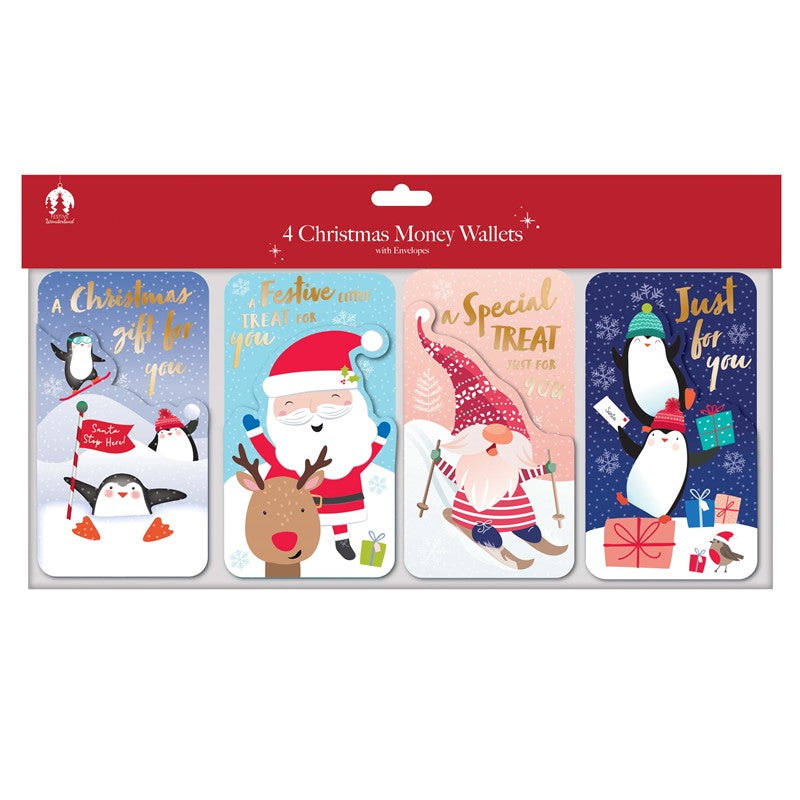 Money Wallets Cute Design - Pack of 4 - Towsure