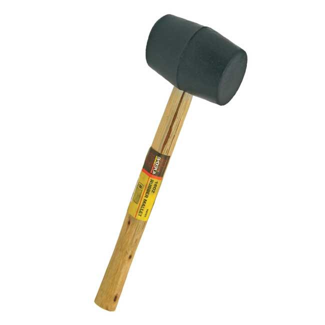 Rubber Mallet (Wooden Handle) - Towsure