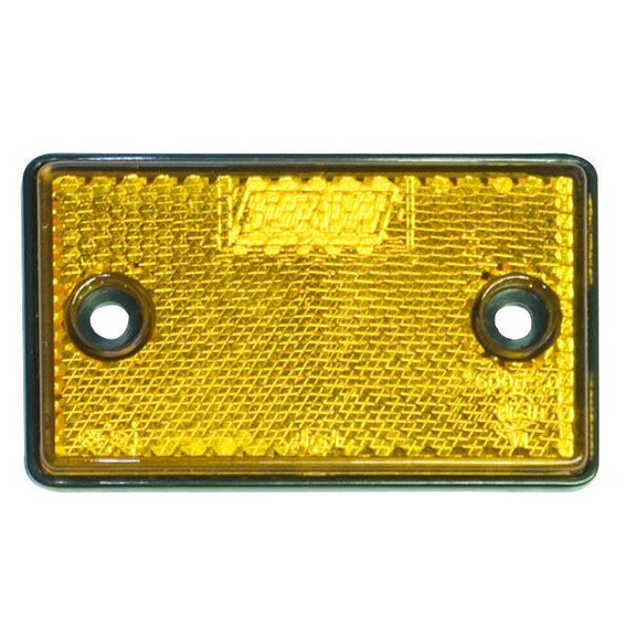Trailer Side Reflector - Oblong Amber - Towsure